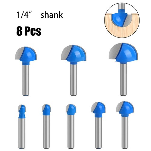 Professional 14 Shank Carbide Woodworking Router Bit with Anti Kickback ...