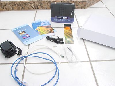 Linksys Etherfast Cable Model BEFCMU10 V#2 w/ box power cord | eBay