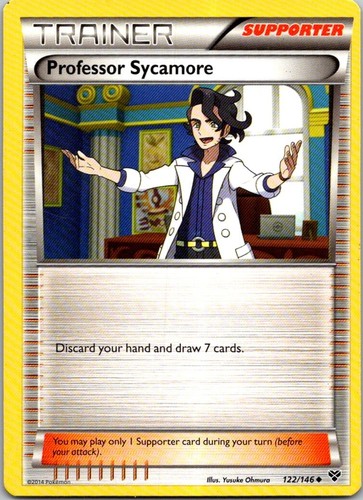 2014 XY Professor Sycamore #122/146 Pokémon Gaming Card Trainer ...
