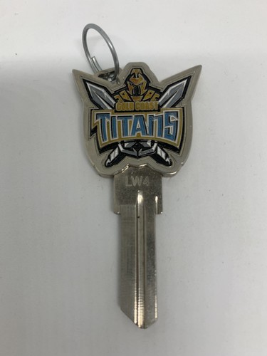 NRL 3D House Key - Gold Coast Titans - Lw4 Blank Metal Badge Keys ...