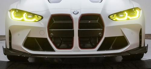 BMW OEM G80 M3 CS G82 M4 CSL Laser Headlight Pair Yellow DRL's Angel ...