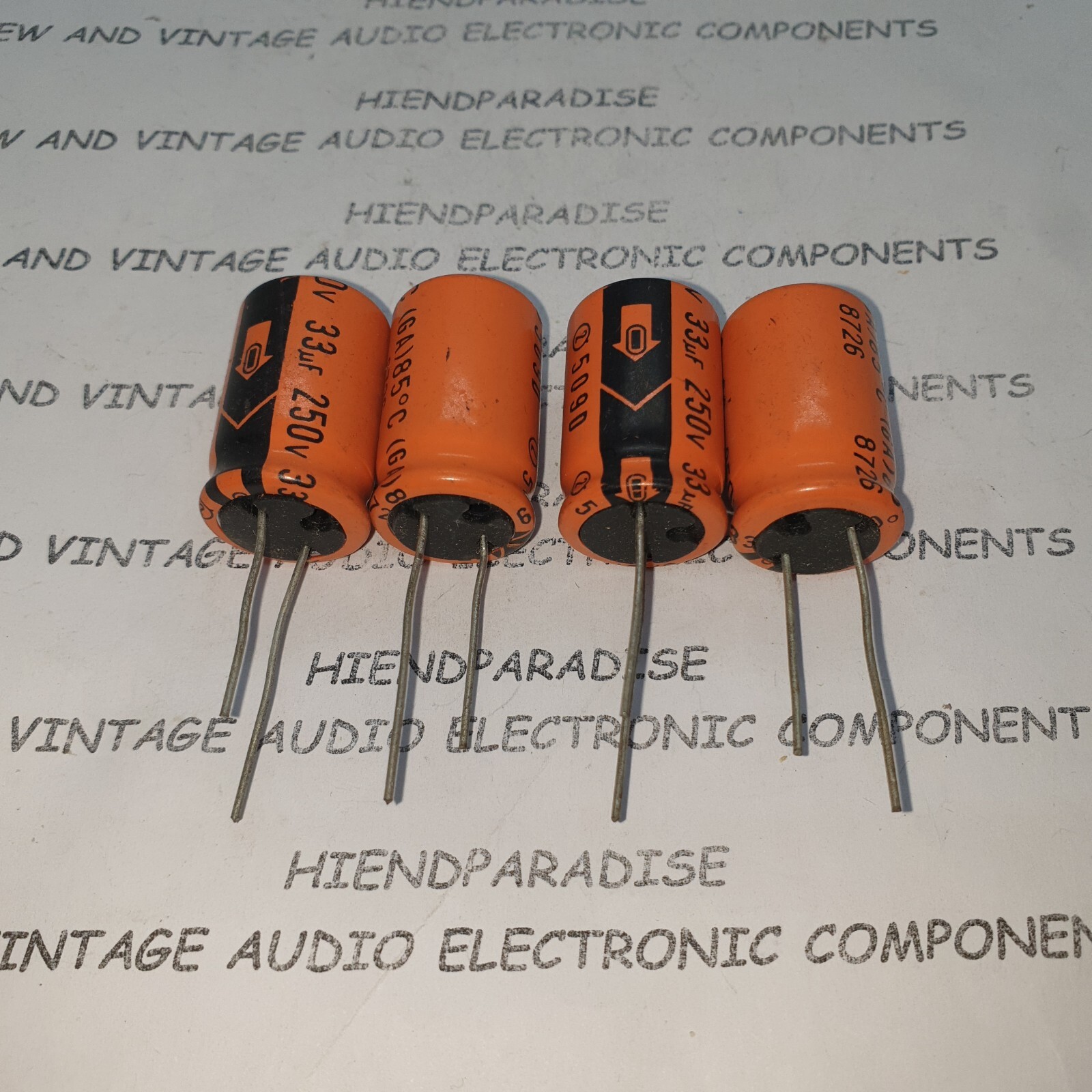 NOS SPRAGUE 509D 33uF 250V HI END CAPS FOR AUDIO! 4pcs | eBay