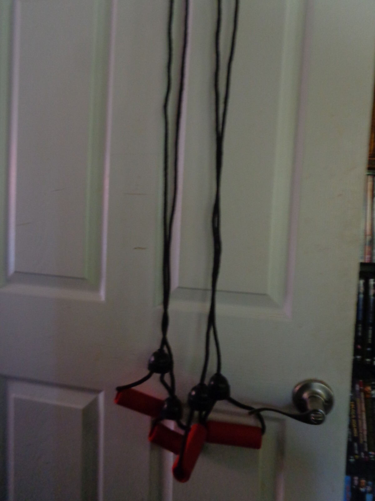 BALLY'S TOTAL FITNESS DOOR KNOB ROPE EXERCISER STRETCH/TONER | eBay