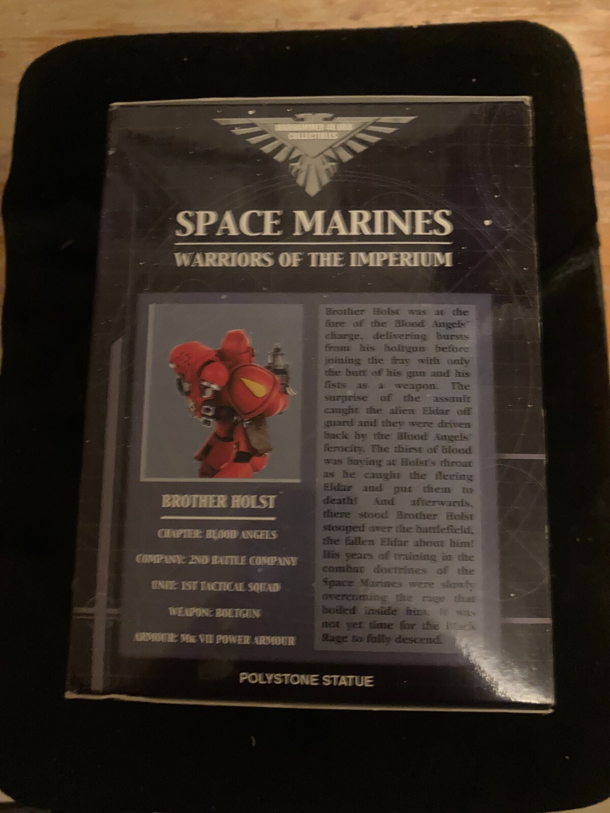 Warhammer 40k Ultramarines Brother Holst Polystone Statue / Figure ...