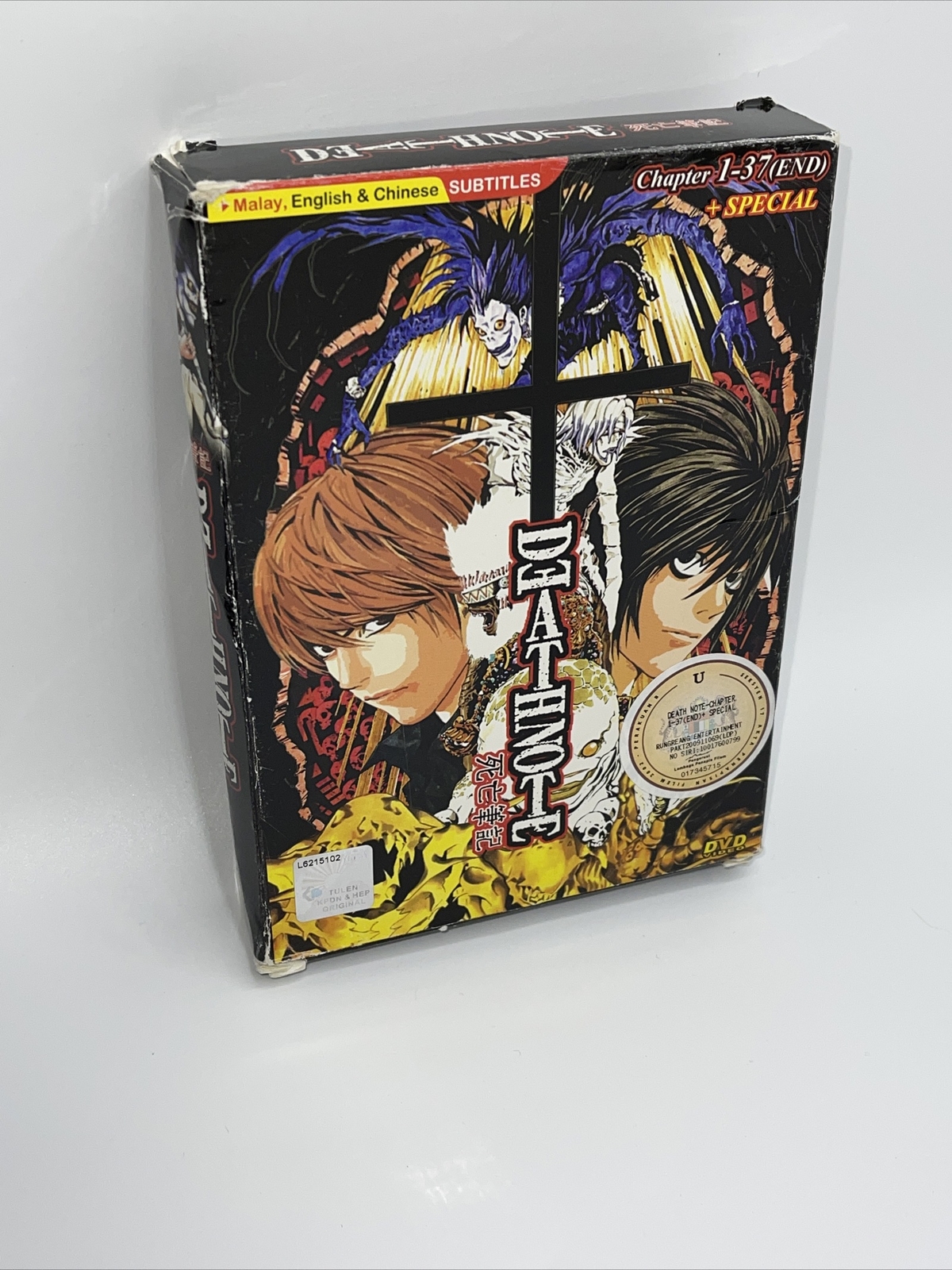 Death Note Chapter 1-37 Dvd Set | eBay