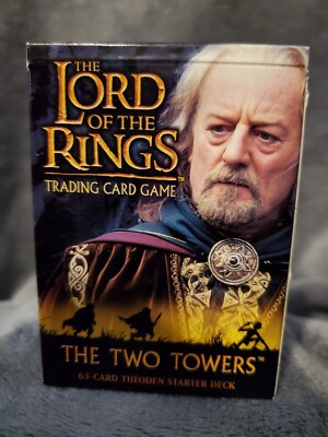 OPEN Lord of the Rings Decipher TCG -The Two Towers Theoden Starter ...