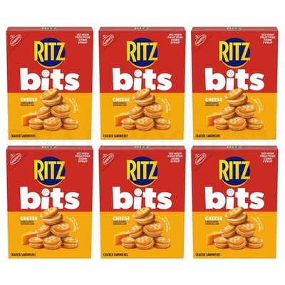 Ritz Bits Cracker Sandwiches with Cheese 8.8oz Lot of 6 Boxes | eBay
