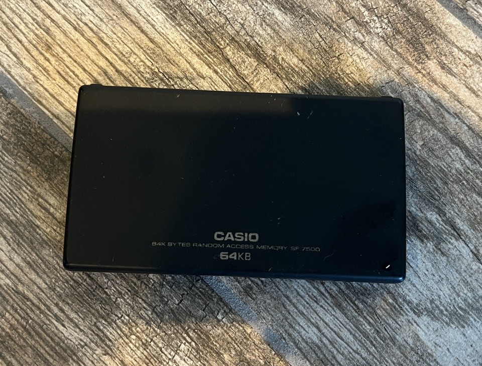 CASIO 64 KB memory DIGITAL DIARY SF7500 | eBay