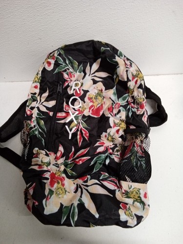 Roxy Backpack Multicolored Floral Print Travel Carry On School Book Sac ...