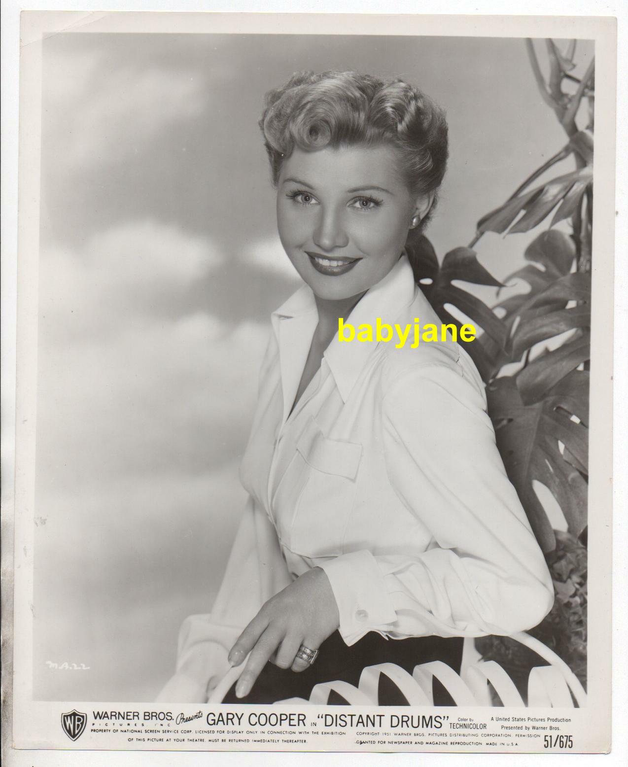 MARI ALDON ORIGINAL 8X10 PHOTO LOVELY PORTRAIT 1951 DISTANT DRUMS | eBay