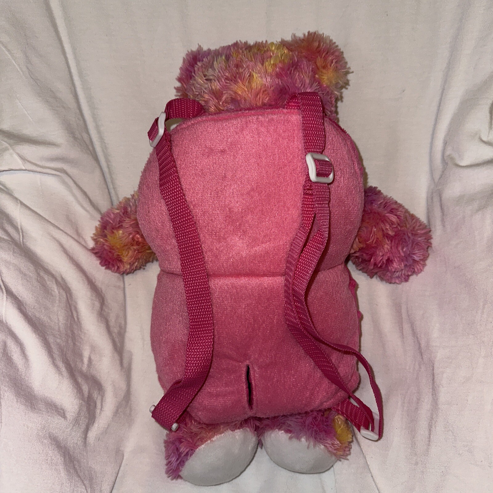 Build A Bear Endless Hugs Heart Pink Orange Yellow 14” With Carrier ...