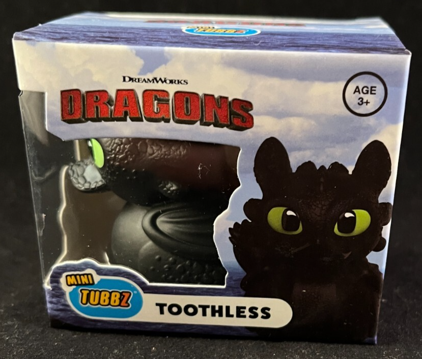 Mini Tubbz - Toothless - Dreamworks Dragons - Rubber Duck - Approx 2 ...