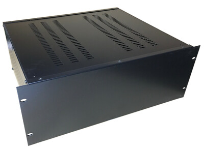 5U Network Rack Mount Case, 19 inch rack mount vented enclosure 390mm ...