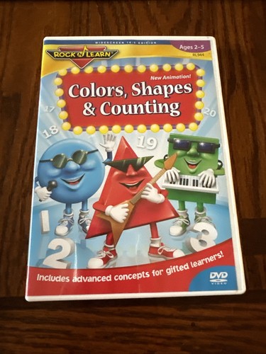 Rock N Learn: Colors, Shapes and Counting (DVD) 725696894428 | eBay