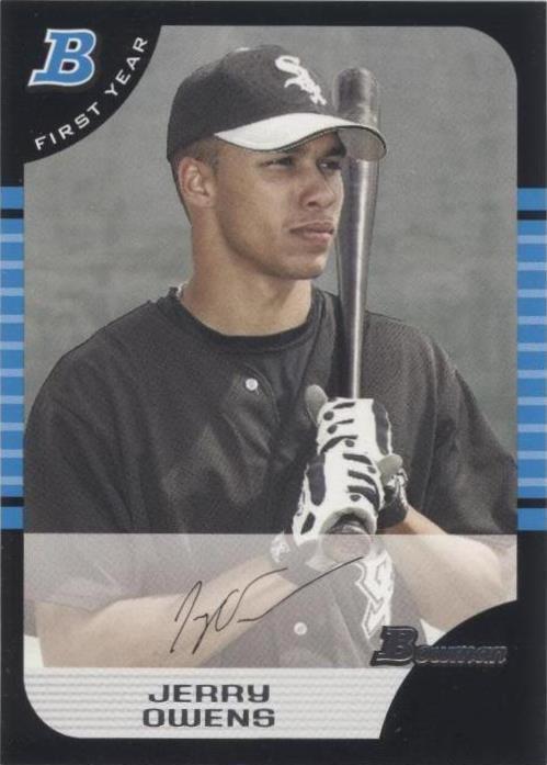 2005 Bowman - First Year Jerry Owens #281 (RC) for sale online | eBay