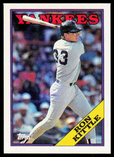 1988 Topps #259 Ron Kittle Designated Hitter New York Yankees FREE ...