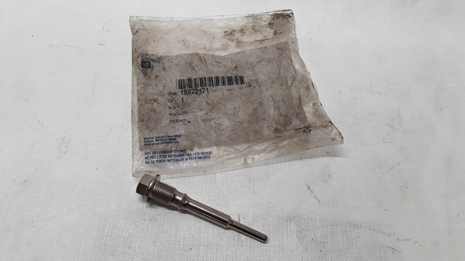 Disc Brake Rotor Guide Pin-Guide Pin Original Equip Data 18024960 ...