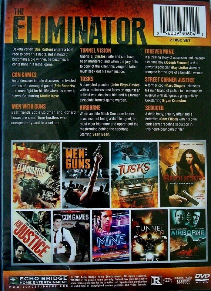 The Eliminator + 8 Bonus Movies (2015, DVD) | eBay