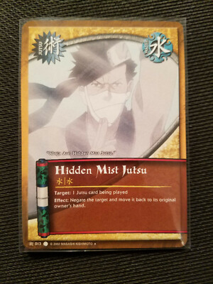 Naruto Hidden Mist Jutsu J-013 The Path to Hokage Uncommon NM/M | eBay