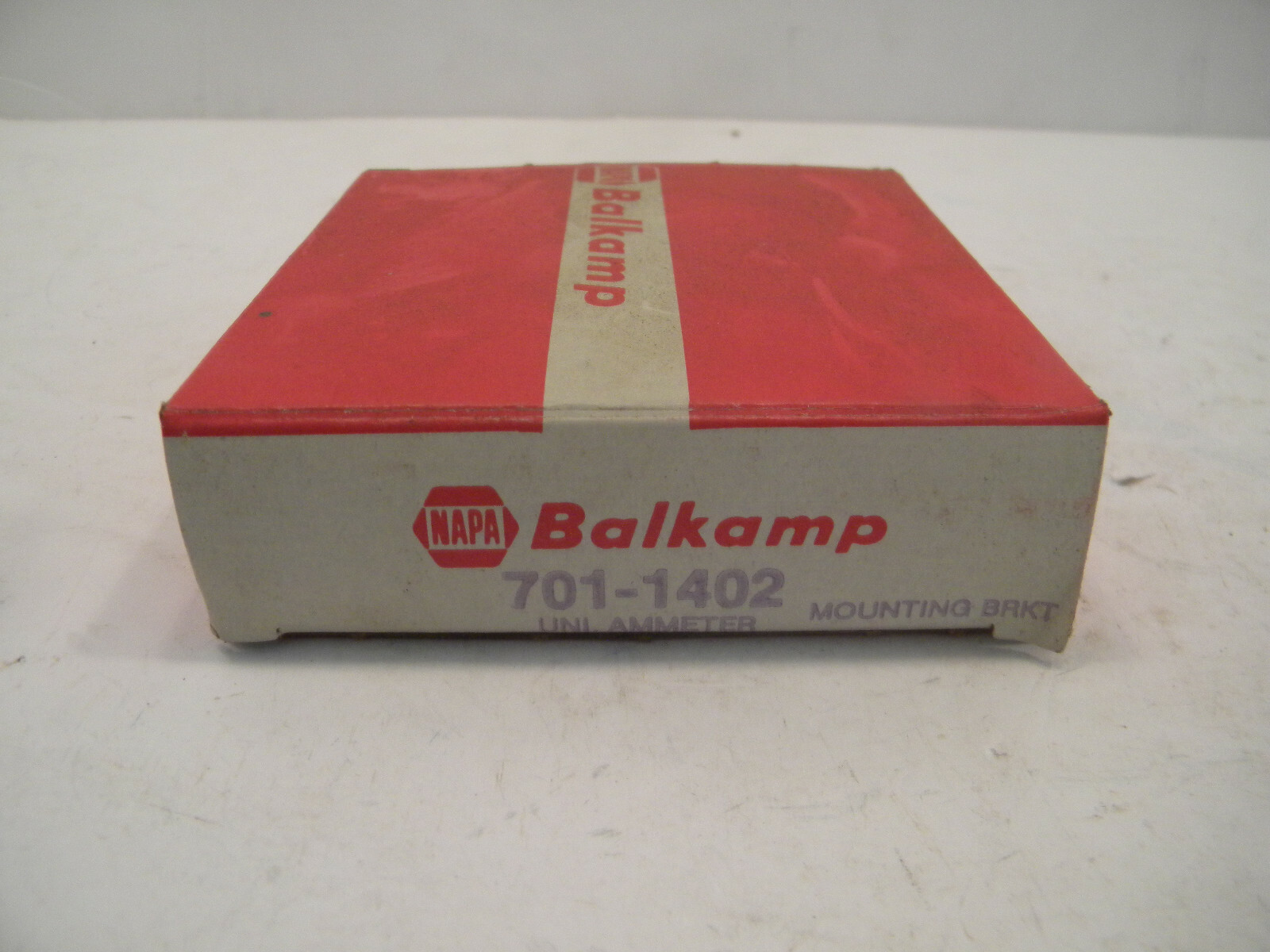 NOS Vintage NAPA Balkamp 701-1402 Amp/Water/Oil Gauge Chrome Panel w/ 2 ...