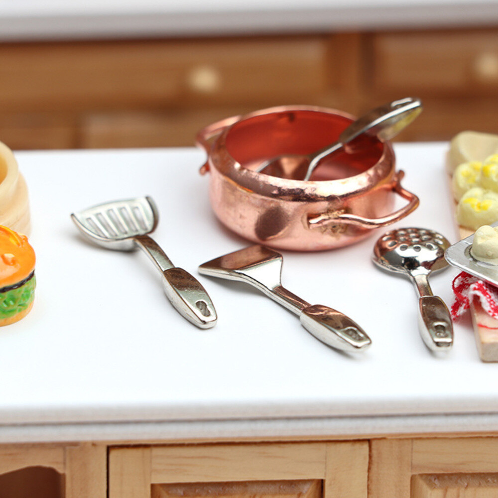 12 Pcs Miniature Kitchen Utensil Scene Furniture Kitchenware | eBay