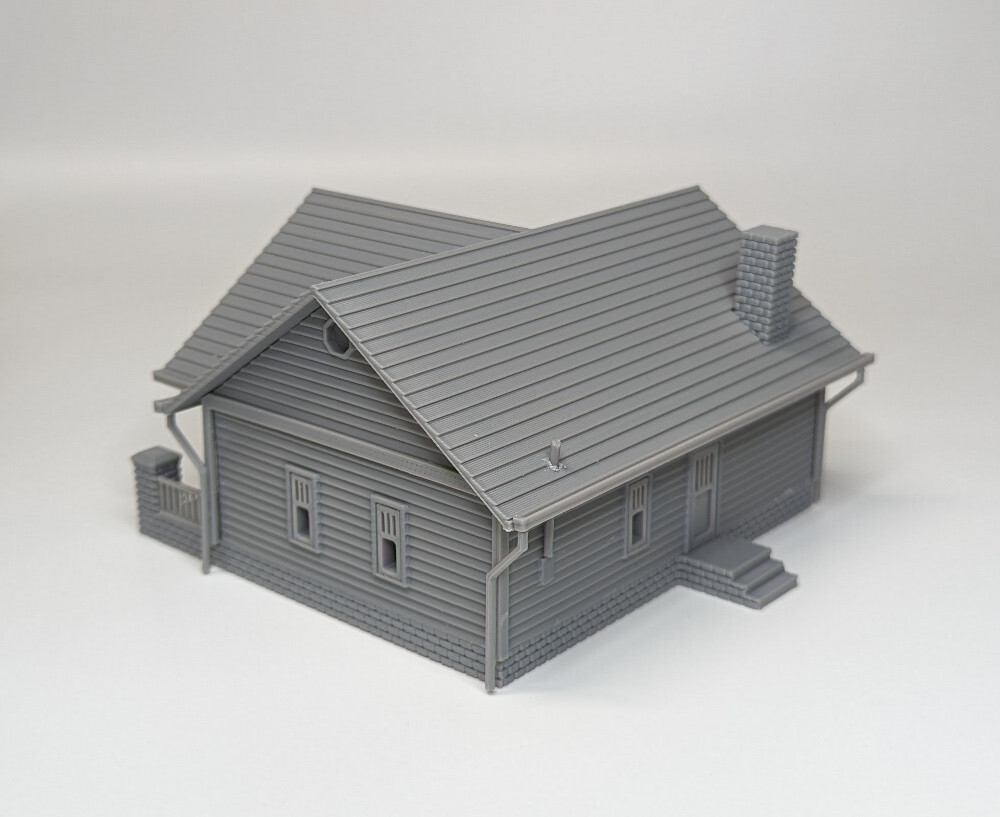 HO Scale Sears Uriel House 3d Printed Model Kit | eBay