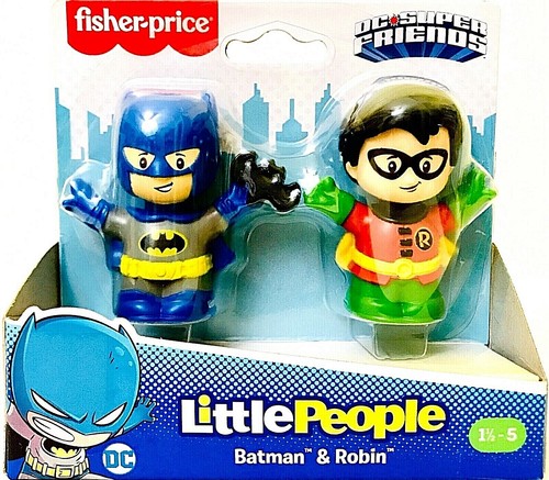 Fisher-Price Little People DC Super Friends Batman & Robin Age 1 1/2 To ...