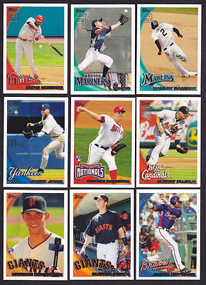 2010 Topps baseball complete factory set *opened* Posey,Bumgarner ...