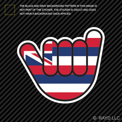 (2x) Hawaii Shaka Sticker Die Cut Decal Vinyl shocker hang loose ...