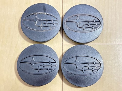 Subaru Genuine Gray Wheel Center Caps 4 Pieces for Legacy Impreza Used ...
