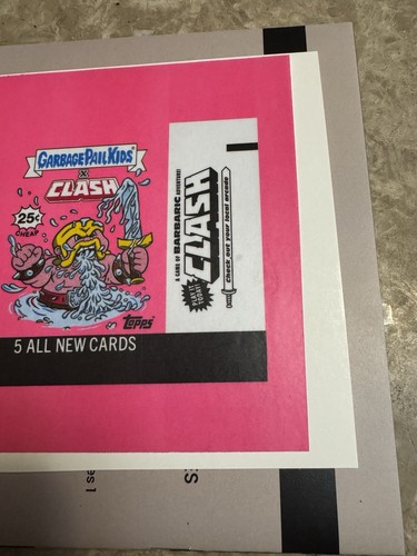 GPK GARBAGE PAIL KIDS x CLASH OF CLANS UNUSED WAX PACK WRAPPER RARE | eBay
