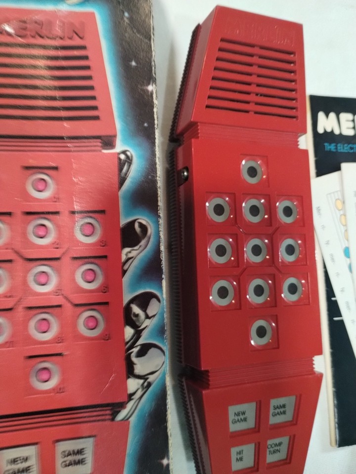 Vintage Merlin Electronic Wizard Video Game 1978 Parker Bros - Not ...