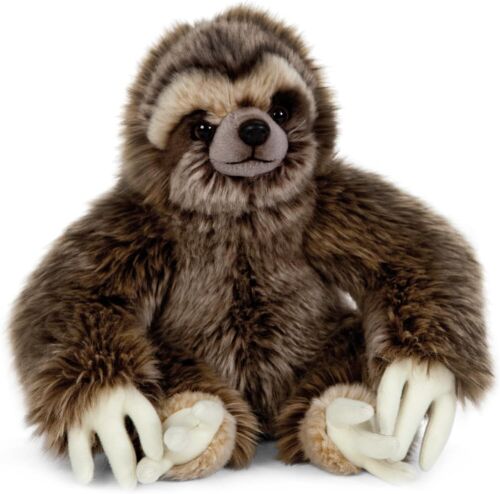 Living Nature Sloth, Realistic Soft Cuddly Sloth Toy, Naturli Eco ...