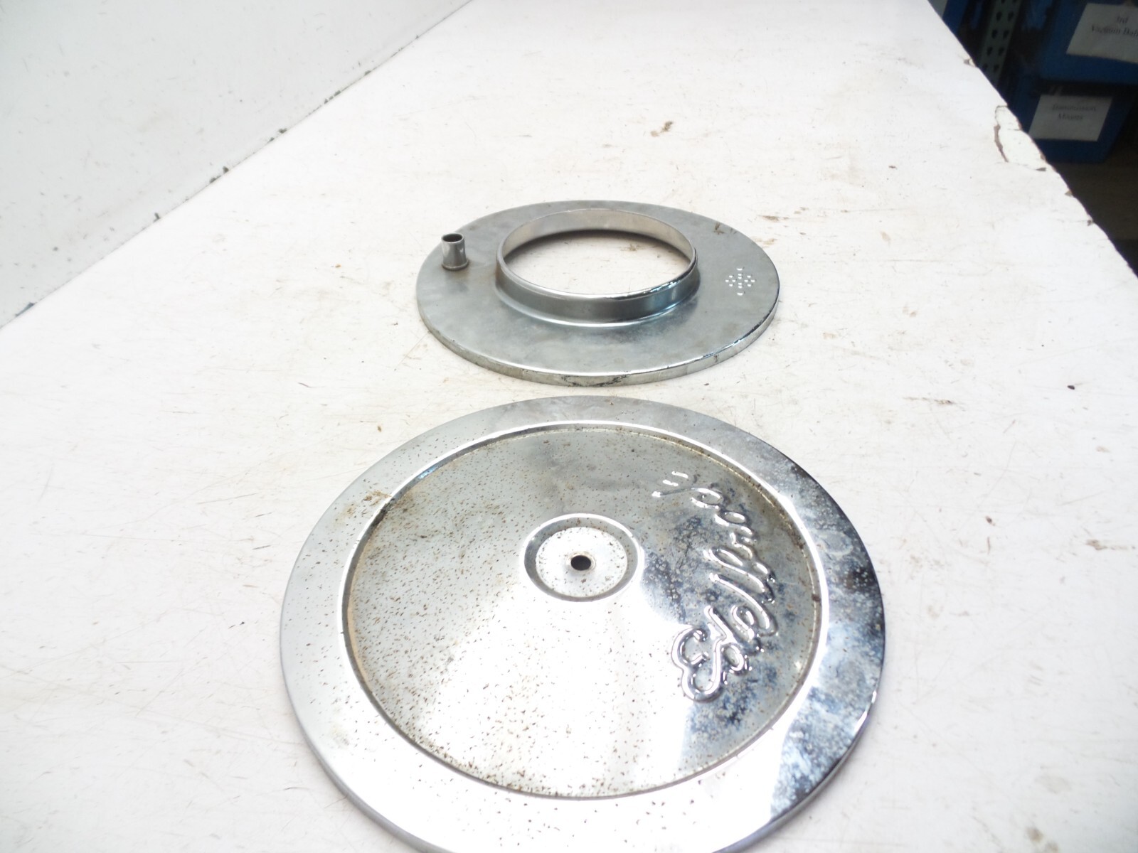 EDELBROCK 10 INCH AIR CLEANER LID AND BASE CHROME 10" | eBay