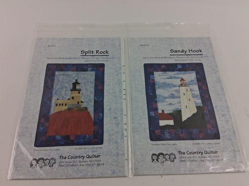 Beacons of Light Lighthouse Applique Quilt Patterns Sandy Hook Split ...