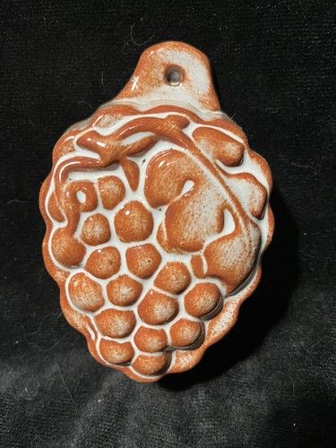 Terracotta Red Clay Mold Grapes Design Cake Jello Decorative 3.5” | eBay