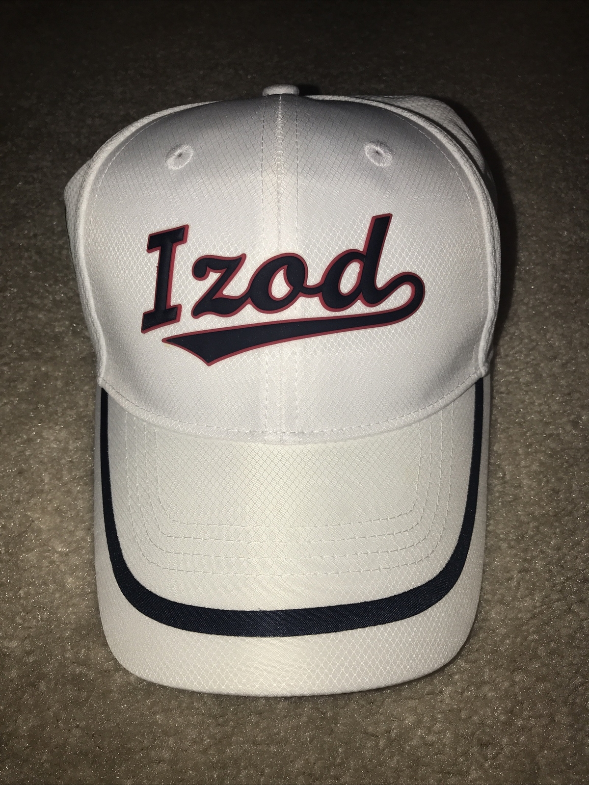 IZOD Cap Baseball Logo Hat Cap White Legendary Invitational Patches | eBay