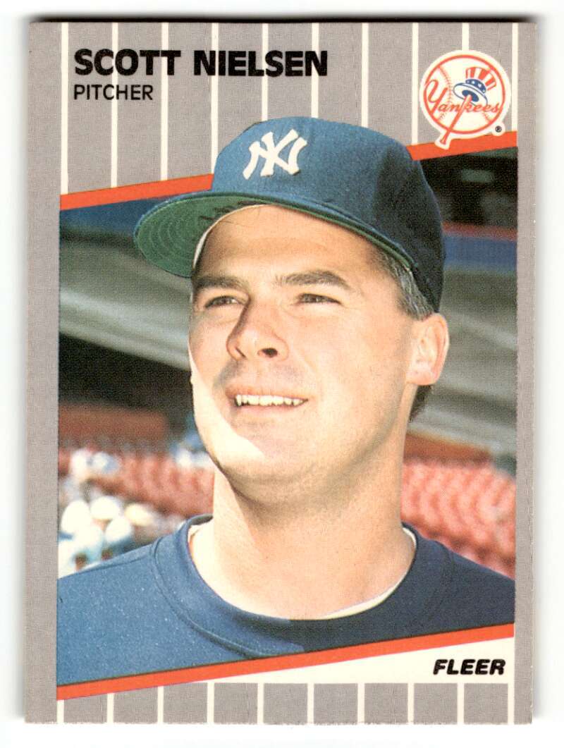1989 Fleer #261 Scott Nielsen New York Yankees Baseball Cards NM Nea ID ...