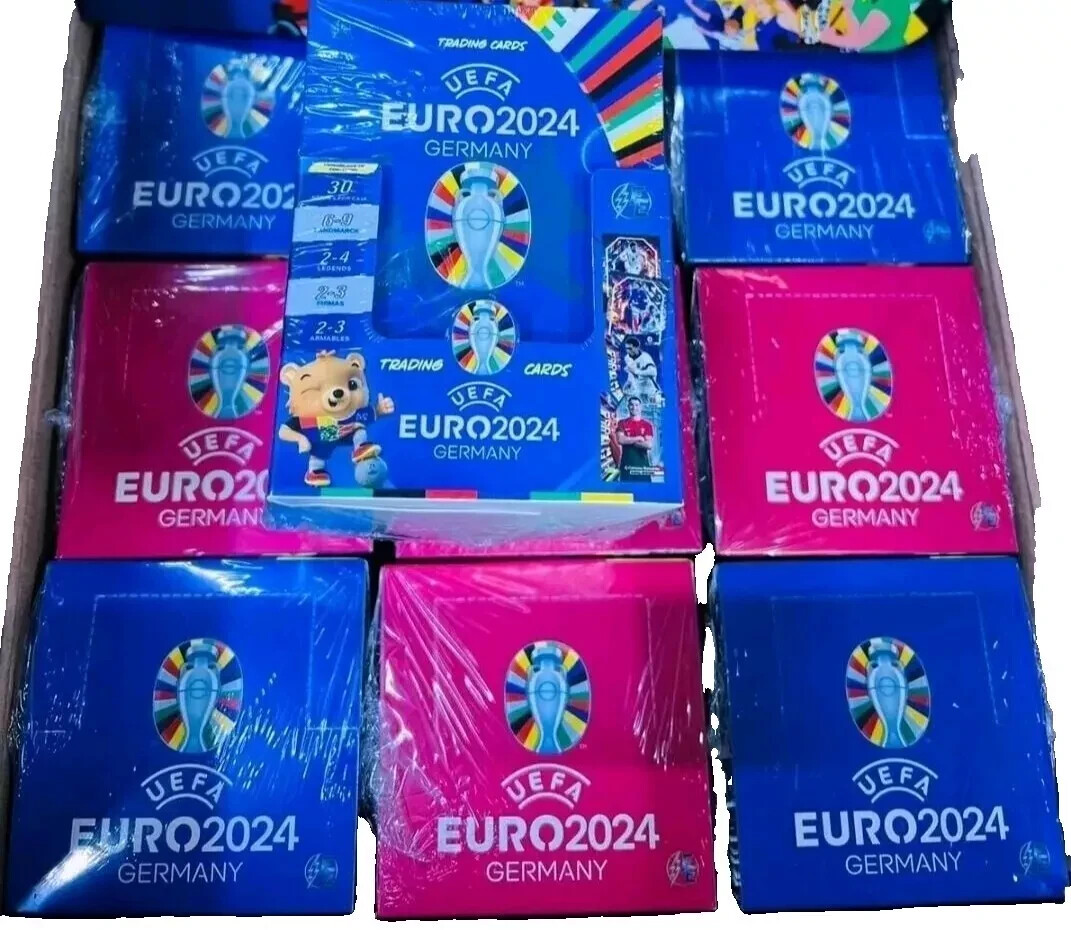 10 BOXES - BOX UEFA EURO 2024 GERMANY EF TCG Mbappe CR7 | eBay