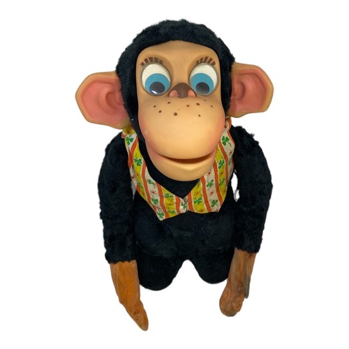 🐞 1964 CHESTER O'CHIMP Mattel Talking Pull-String Monkey Works Moves ...