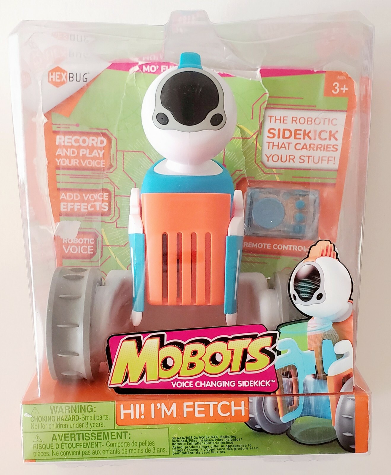 HEXBUG MoBots Fetch - Remote Control Record and Talking Robot Kit with ...