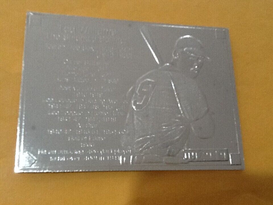 TED WILLIAMS THE SPLENDER SPLINTER # 002462 SILVER FOIL CARD WITH ...