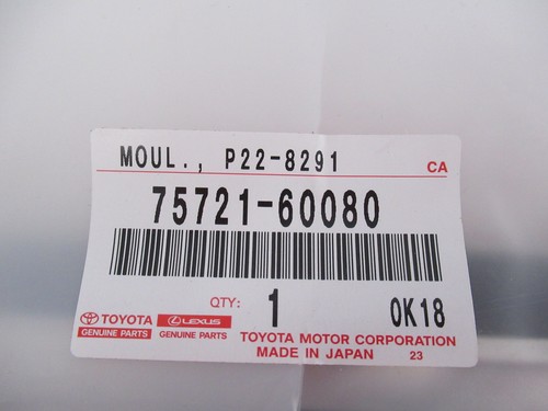 Genuine OEM Toyota Lexus 75721-60080 Passenger Rear Belt Molding 2003 ...
