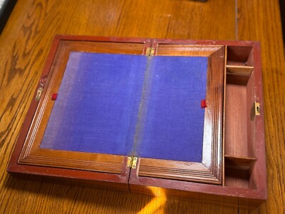 Antique Lap Desk Travel Writing Box ,Vintage Reed & Burton Jewelry box ...