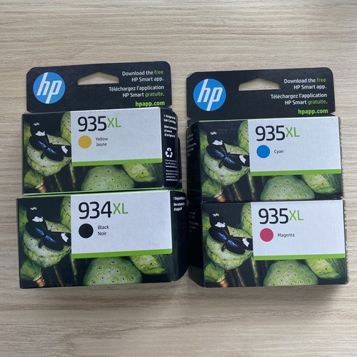 4 Lot New Genuine HP 934XL Black 935XL Tri color Ink Cartridges 2025 ...