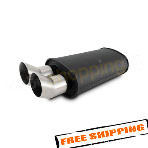 Vibrant Performance 12331 StreetPower Flat Black Universal Muffler | eBay