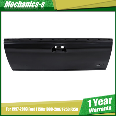 Black Steel Tail Gate Rear Tailgate For Ford F150 1997-2003&1999-2007 ...