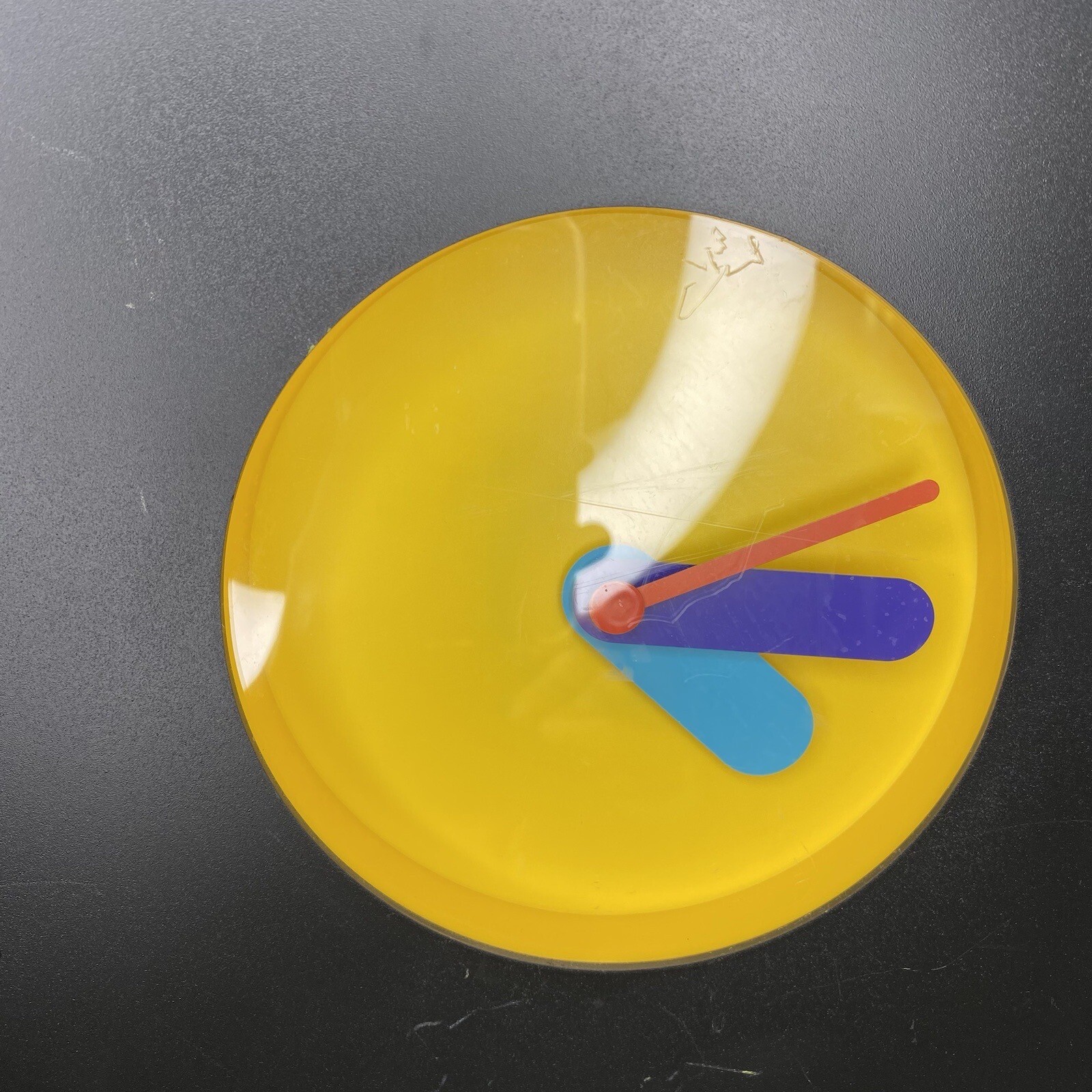 IKEA Pladdra Wall Clock - 90s Memphis Milano Style Yellow Clock ...