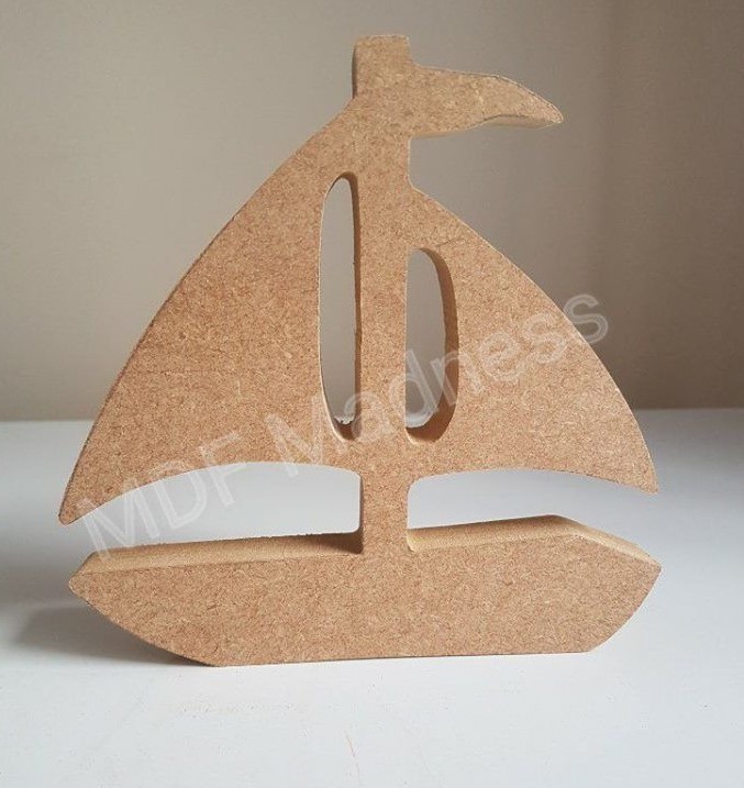 MDF CRAFT SHAPE. WOODEN SAIL BOAT | eBay UK