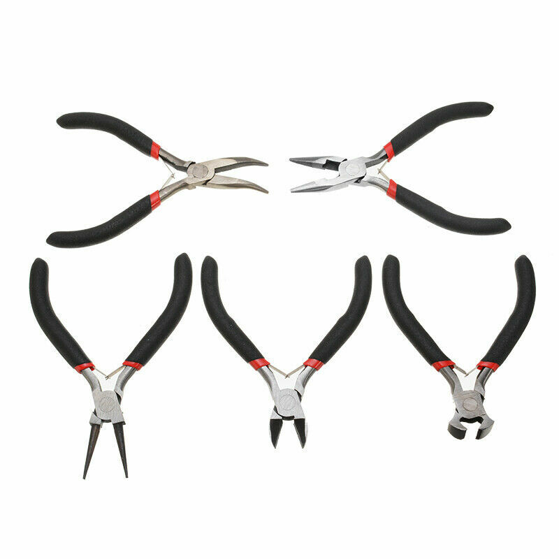 5pcs Plier Jewelers Pliers set Jewelry Making Beading Wire Wrapping ...
